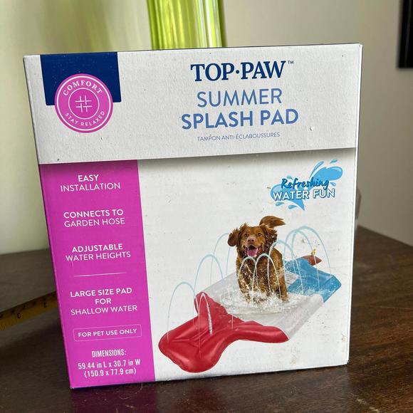 Top Paw | Other | Nwt Top Paw Redwhiteblue Popsicle Summer Splash Pad ...